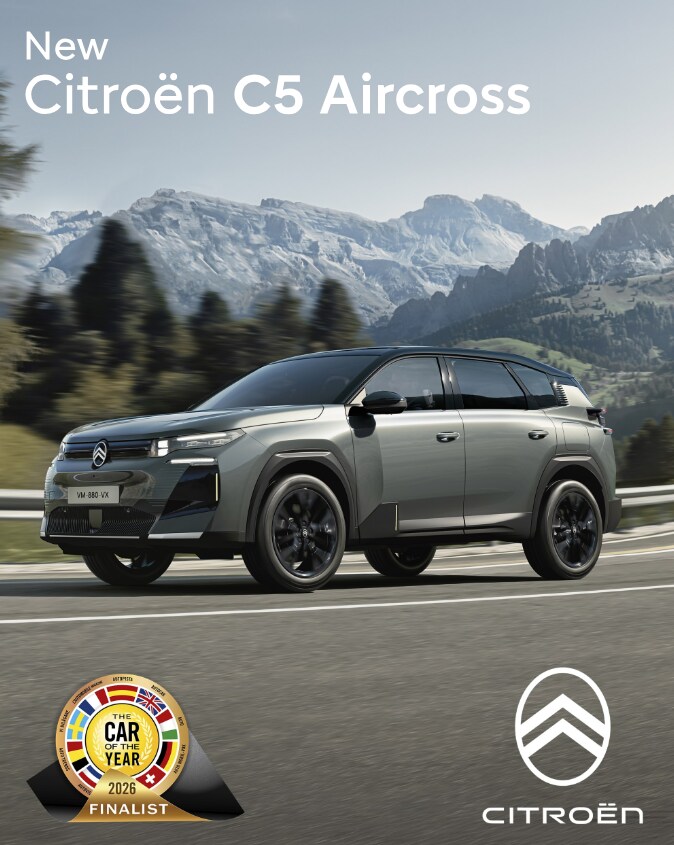NOUL CITROËN C5 AIRCROSS, FINALIST PENTRU „CAR OF THE YEAR 2026”!